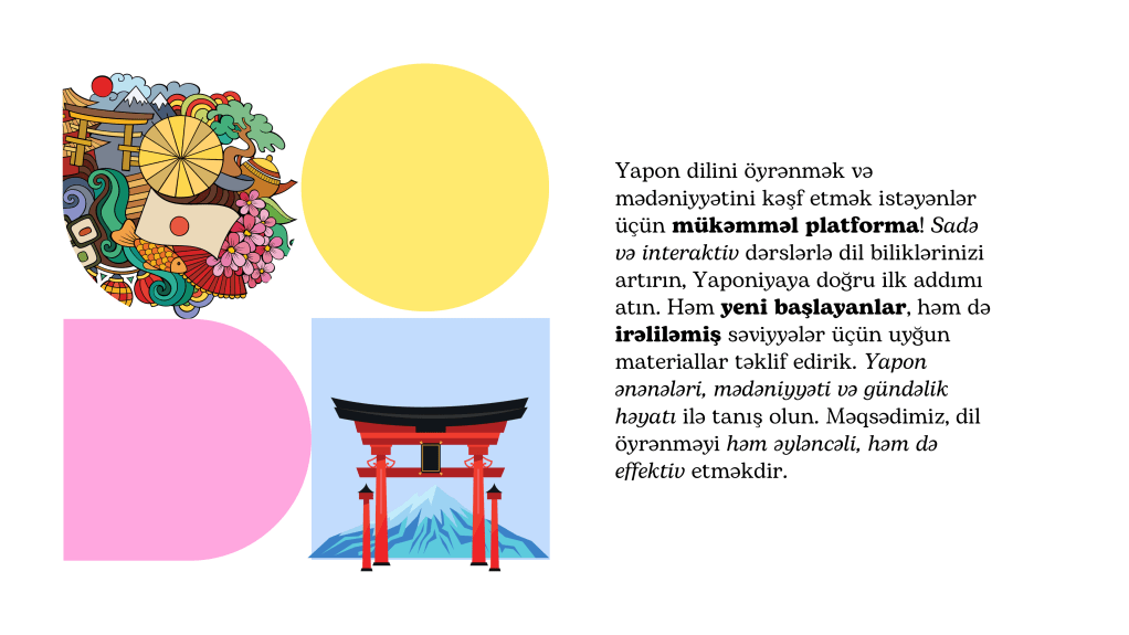 Yapon Dili Saytı – Yaponiyaya yapon dili ilə daha yaxın olun.